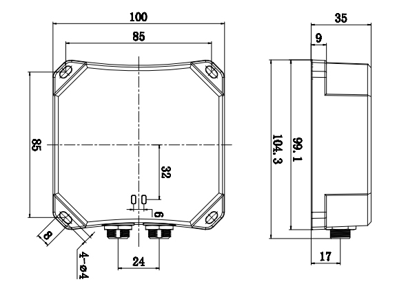 เครื่องอ่าน RFID อุตสาหกรรม 24V DC Modbus RS485 การสื่อสารสำหรับการได้ ...
